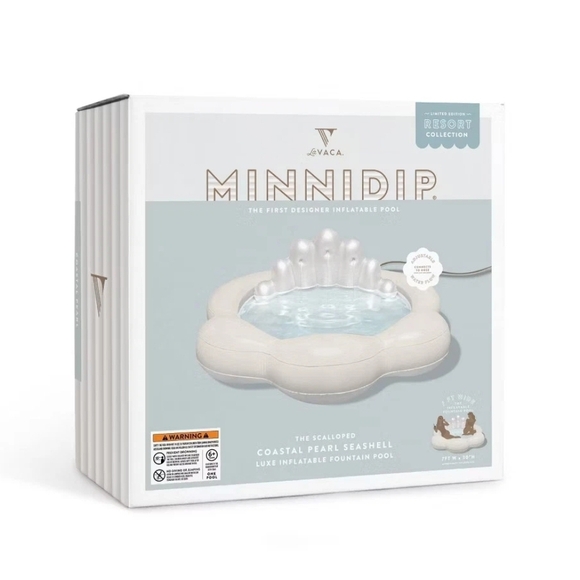 minnidip | Games | Coastal Pearl Seashell Inflatable Pool | Poshmark